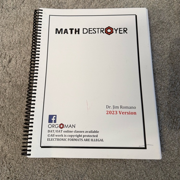 math Destroyer | Office | Math Destroyer 223 Version Spiral Notebook ...
